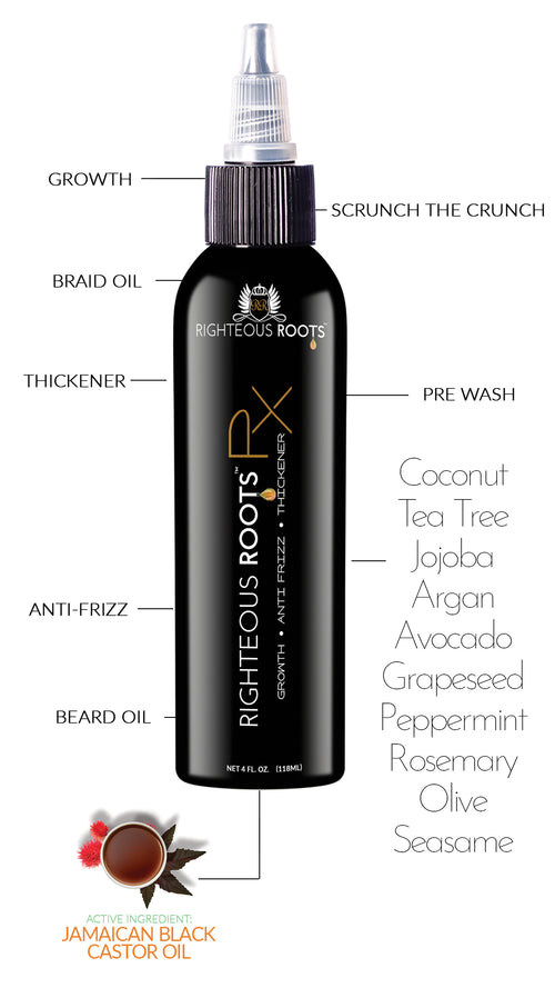 Righteous Roots RX | Hair Growth Oil for Curly & Wavy Hair | Righteous ...